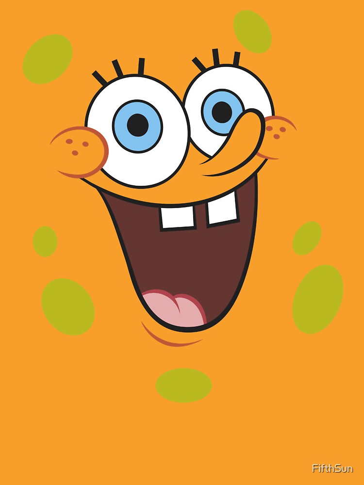 "SpongeBob SquarePants Face Portrait" Classic T-Shirt for Sale by ...