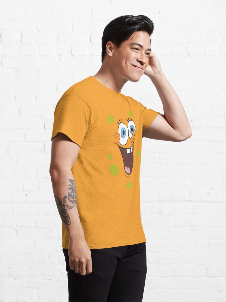"SpongeBob SquarePants Face Portrait" Classic T-Shirt for Sale by ...