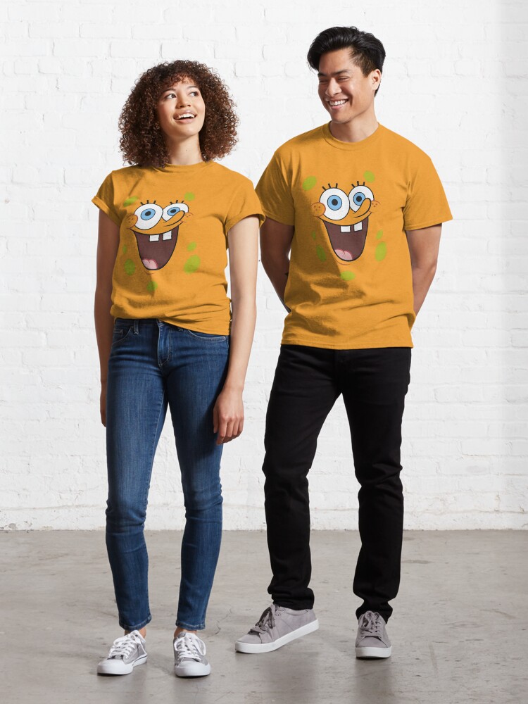 "SpongeBob SquarePants Face Portrait" Classic T-Shirt for Sale by ...