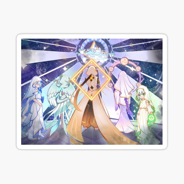 "Genshin Impact Archons Together Focalors, Zhongli, Venti, Raiden ...