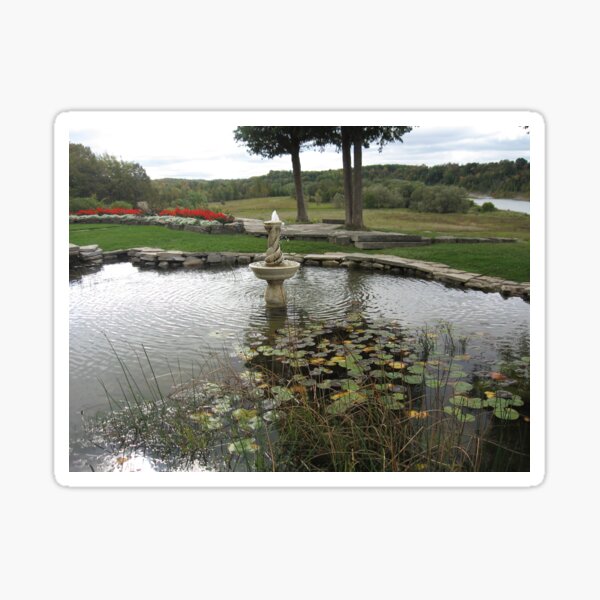 "Fountain" Sticker by GretaM | Redbubble