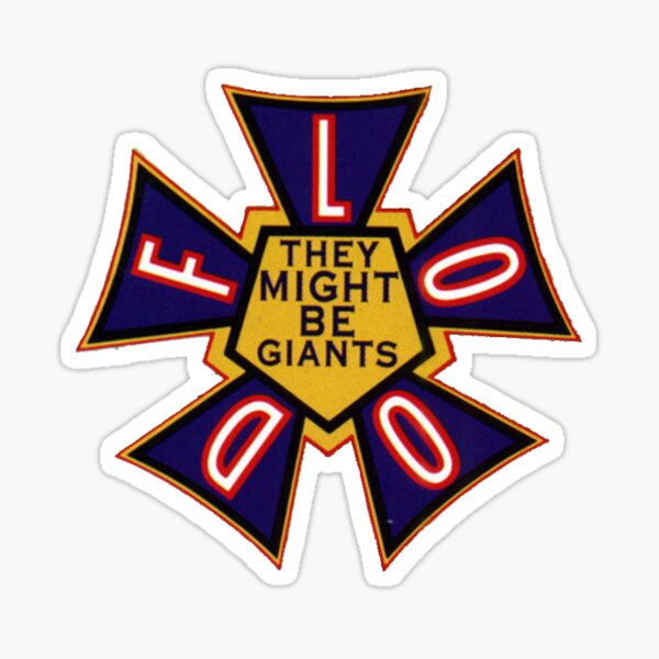 "Flood They Might Be Giants" Sticker for Sale by lucybbb | Redbubble