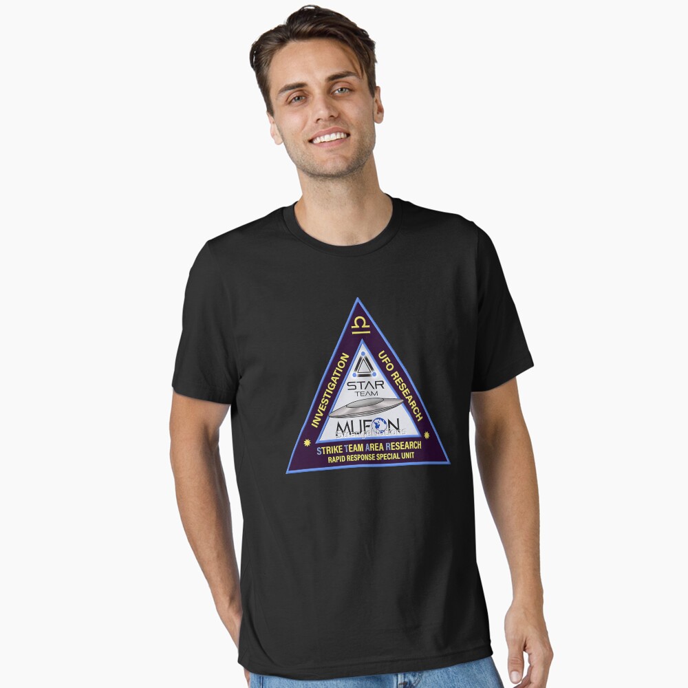 "MUFON (Mutual UFO Network) Triangular Star Team Patch Artwork" Sticker ...