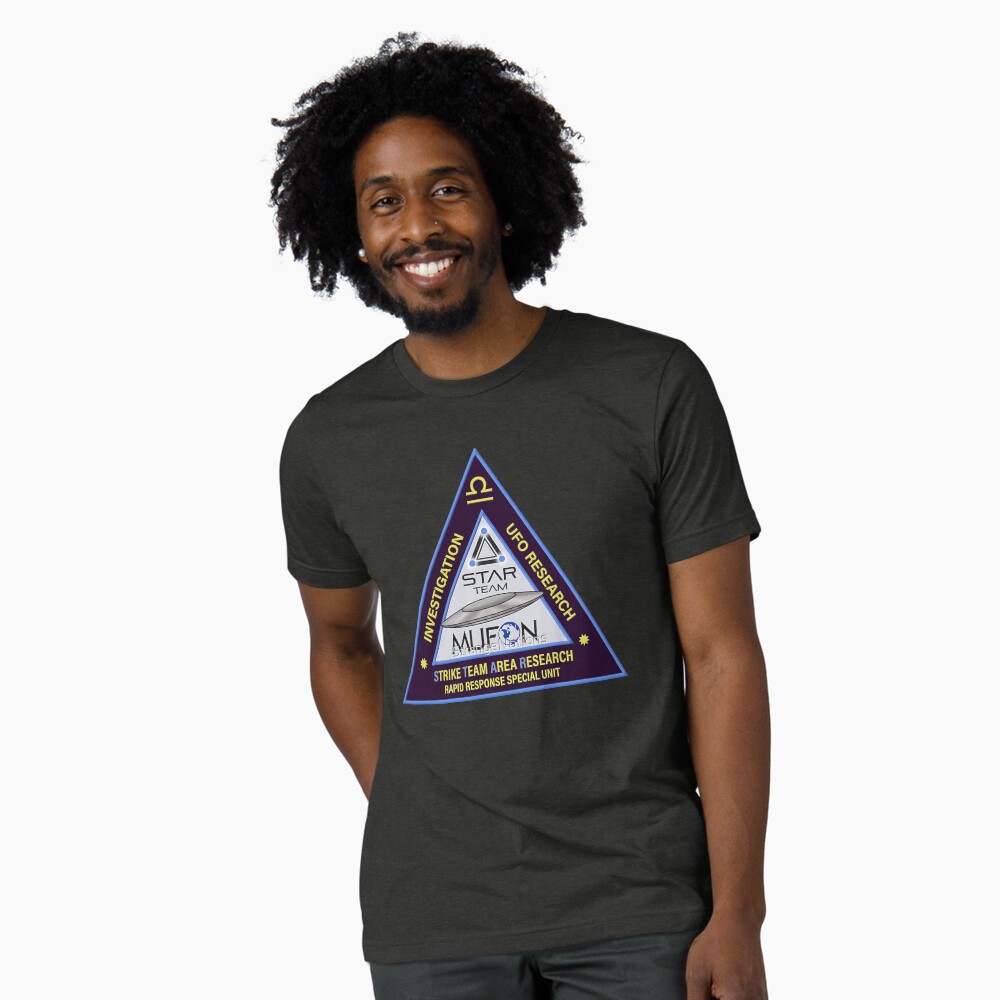 "MUFON (Mutual UFO Network) Triangular Star Team Patch Artwork" Sticker ...