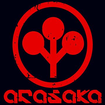 "Cyberpunk Arasaka Corporation Logo - Red / Worn" Greeting Card for ...