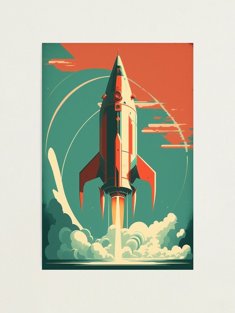 Retro Space Rocket