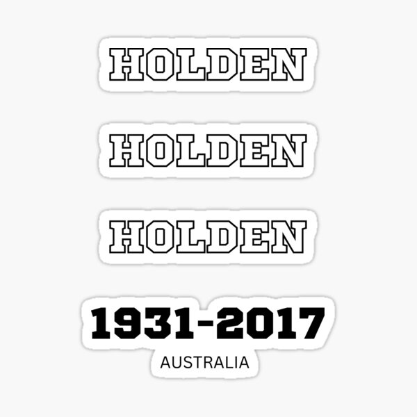 History Of Holden Cars Sticker For Sale By Yerral Redbubble history-of-holden-cars-sticker-for-sale-by-yerral-redbubble