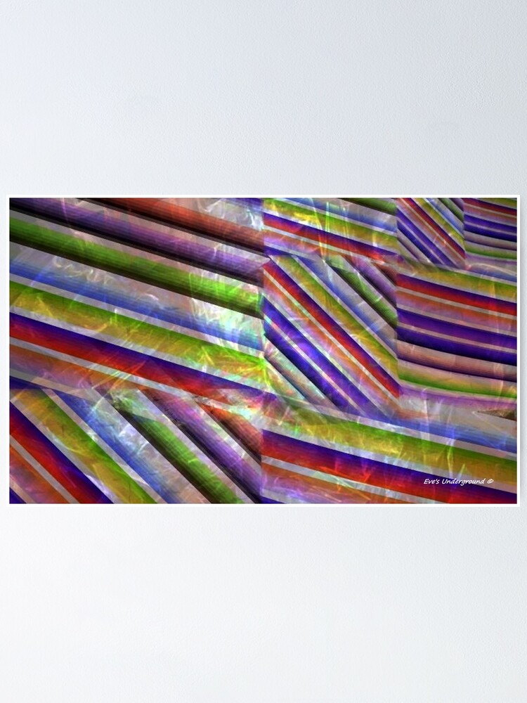 "Candy Foil Wrapper" Poster for Sale by Evesunderground | Redbubble