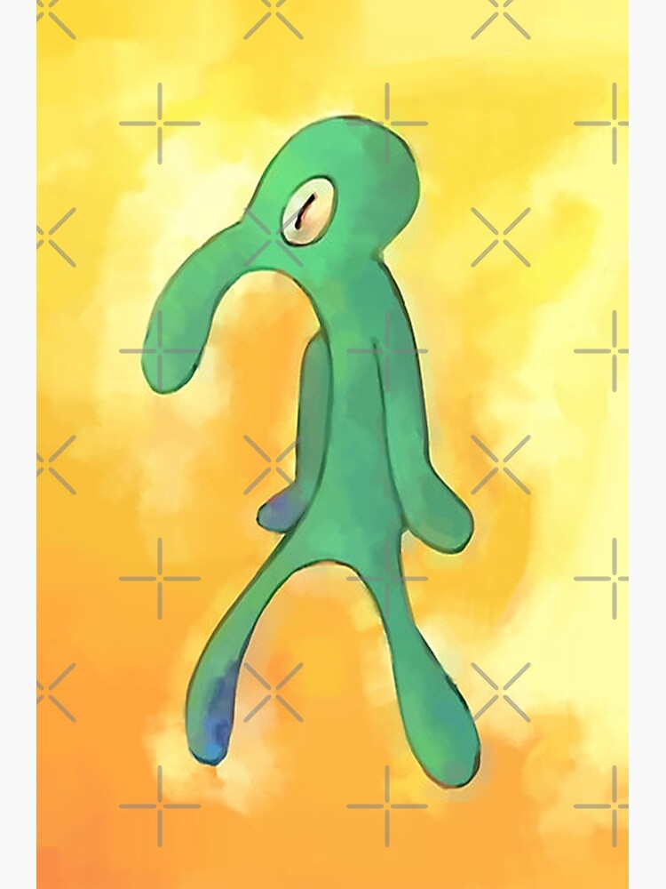 Lámina artística «Calamardo Arte moderno» de thedankshop | Redbubble