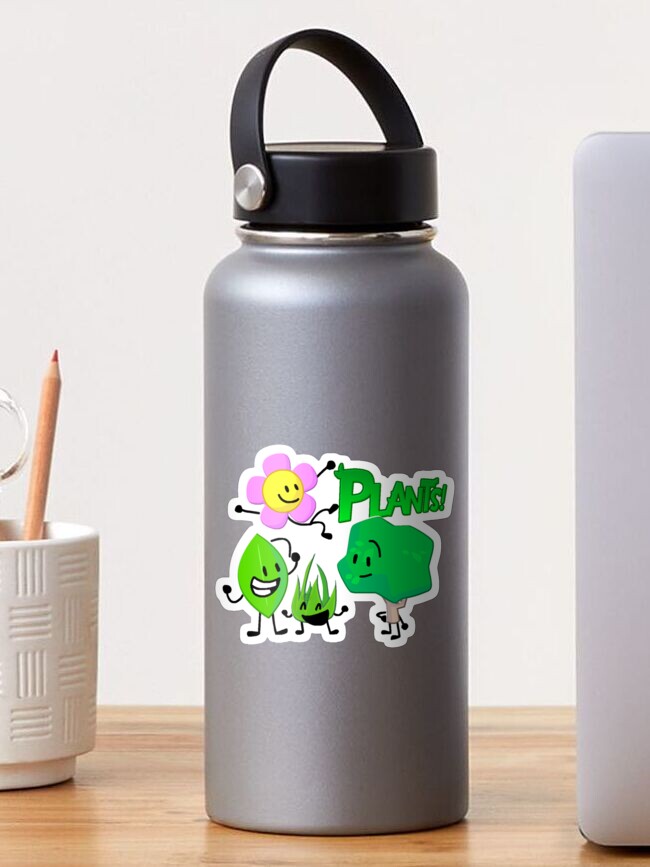 "BFDI Plant Characters " Sticker for Sale by Boyceidem | Redbubble