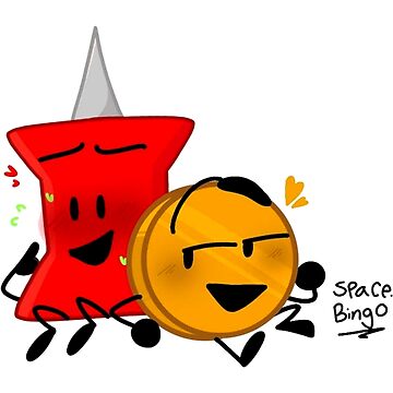 "Pin bfb " Sticker for Sale by Boyceidem | Redbubble