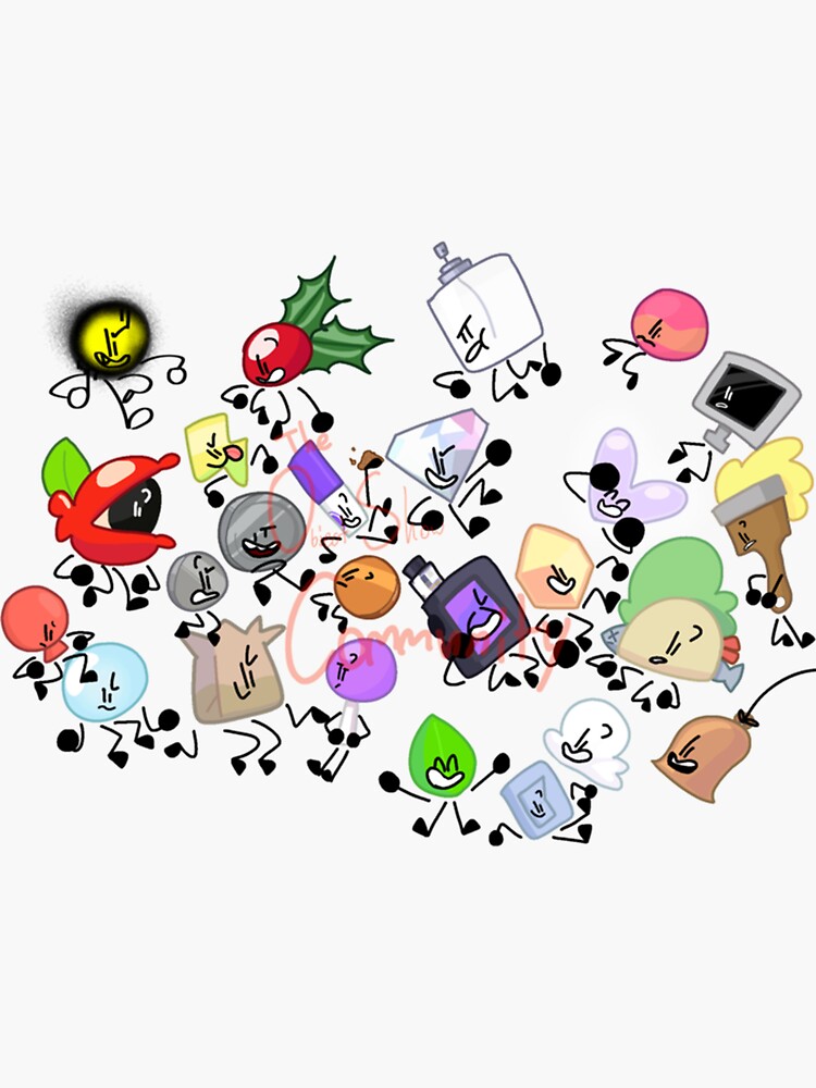 "The Object Show Community " Sticker for Sale by Boyceidem | Redbubble