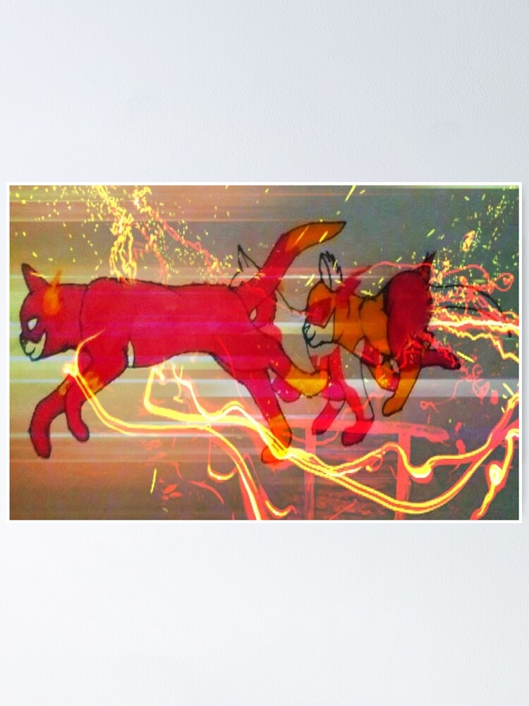 "Flash Cats" Poster by JunglekinzMEWZ | Redbubble