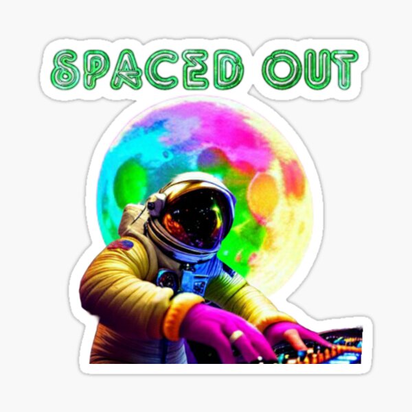 "spaced out spaceman" Sticker for Sale by scouserian | Redbubble