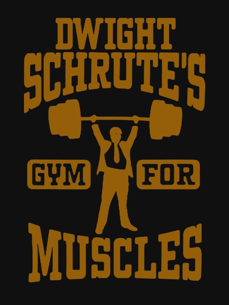 "Dwight's Gym for Muscles Shirt, Gym t-shirt" Essential T-Shirt for ...