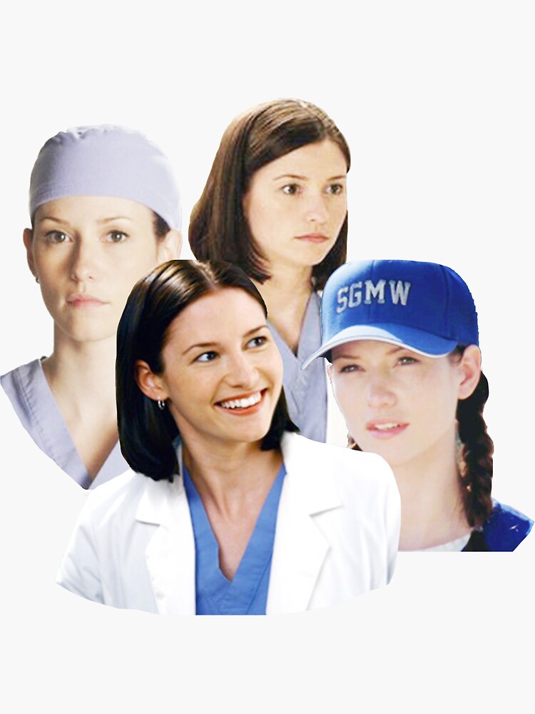 "Lexie Grey Collage" Sticker for Sale by laurenthomsxn | Redbubble