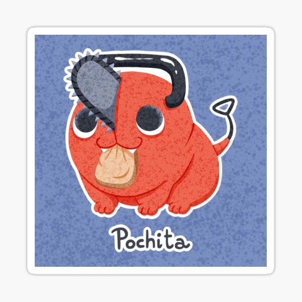 "Pochita" Sticker for Sale by Karla-Kiky | Redbubble