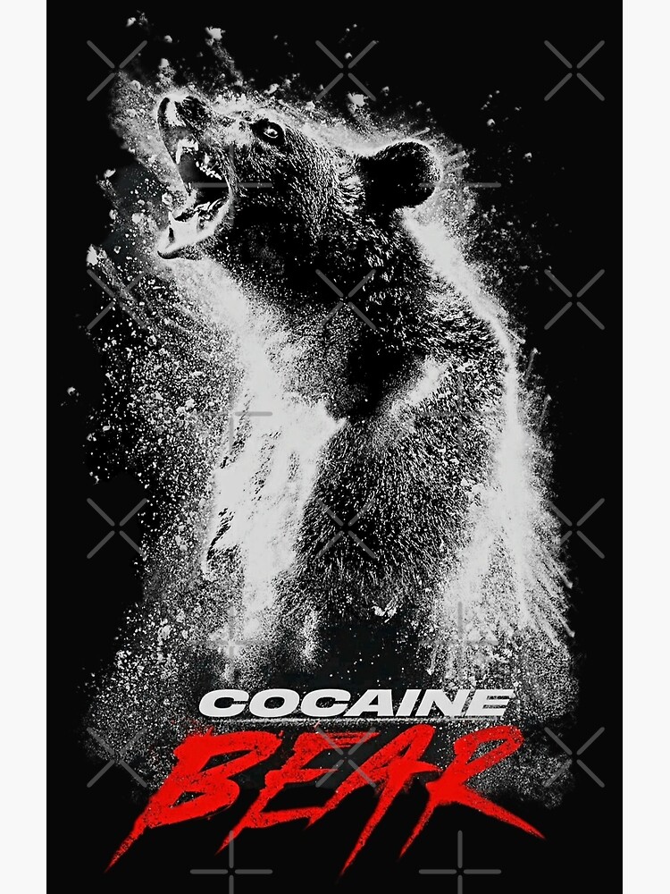 PREMIUM XL PRINT Cocaine Bear Movie Art Premium Matte Vertical Poster