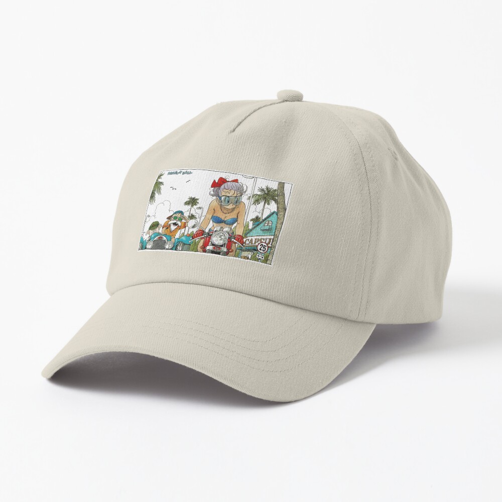 "Vintage Dragon Ball - Bulma and Roshi" Sticker for Sale by Yonin ...