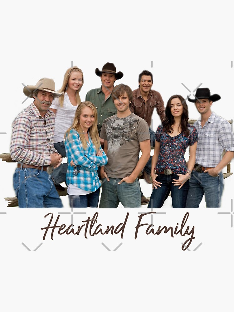 "Heartland Family Strong" Sticker for Sale by designbyjodyb | Redbubble