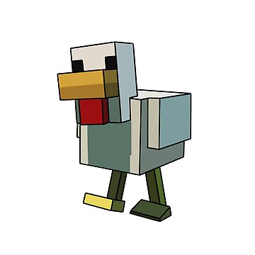 "Minecraft Duck" Sticker for Sale by smelcreates | Redbubble