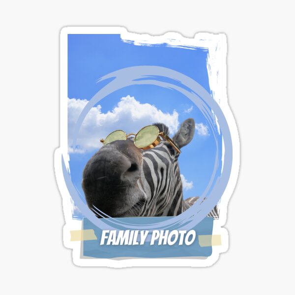 "Fun family photo : ))" Sticker for Sale by CastorPolux | Redbubble