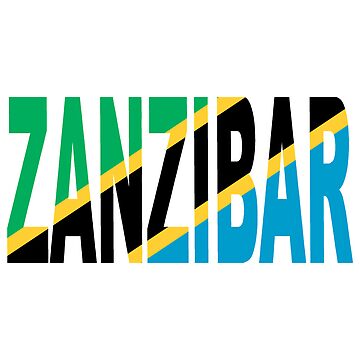 "Zanzibar flag" Sticker for Sale by IhorEha | Redbubble