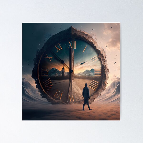 "Cosmic clock" Poster for Sale by artyficial- | Redbubble