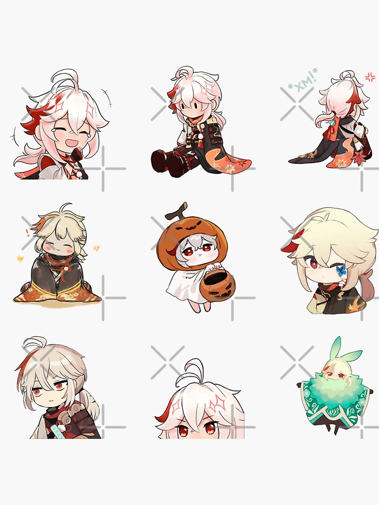 "Kazuha - kazuha genshin impact pack" Sticker for Sale by youssef-ezz ...