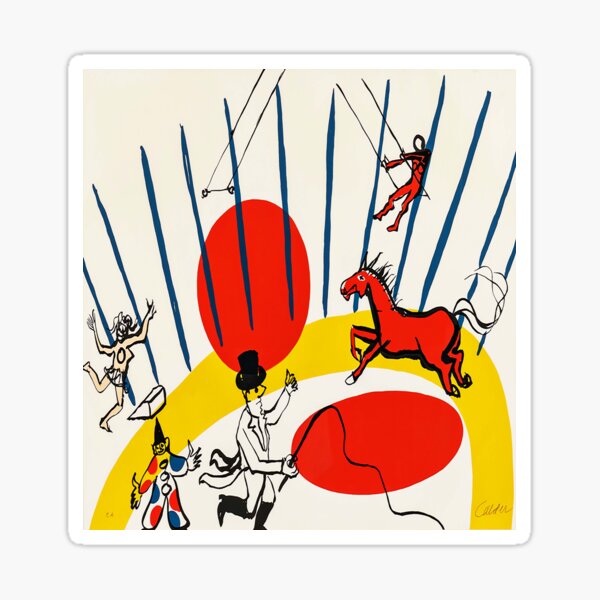 "Alexander Calder horse" Sticker for Sale by alina-boker | Redbubble