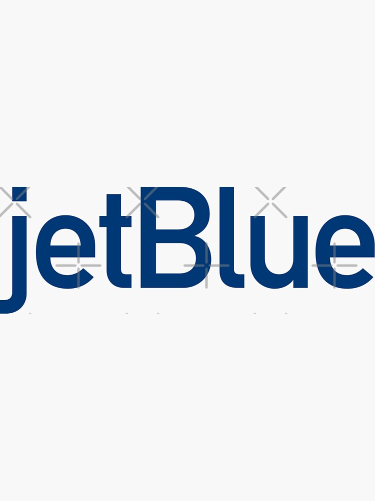"JetBlue Logo" Sticker for Sale by stillwerise44uk | Redbubble