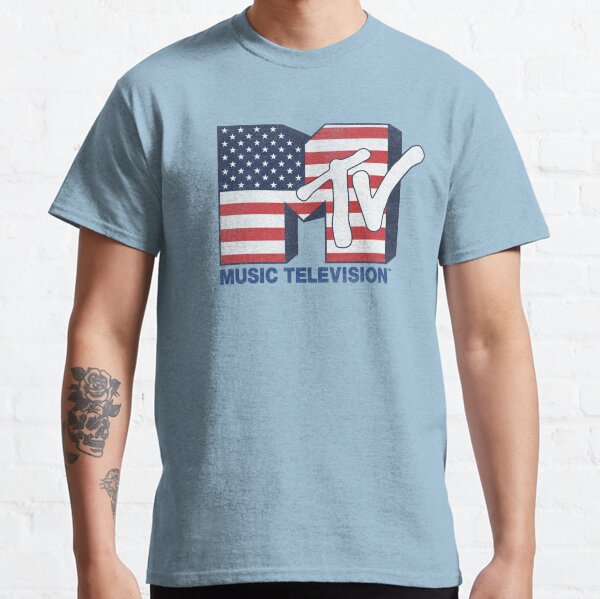 "MTV American Flag Patriotic Logo" Classic T-Shirt for Sale by FifthSun ...