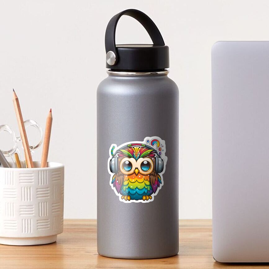 "Owl Sticker | Stickers | Stickers for Hydroflask | laptop stickers ...