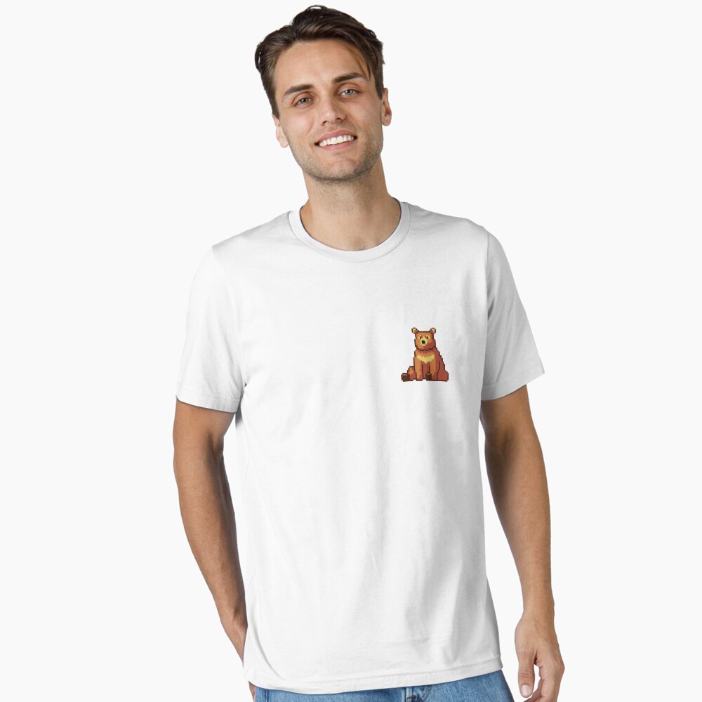 "Pixel Bear" Sticker for Sale by ikickurdog | Redbubble