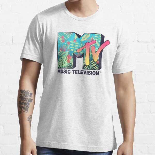 "MTV Tropical Music Television Bright Logo" T-shirt for Sale by FifthSun | Redbubble | mtv t ...