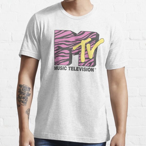 "MTV Music Television Pink Zebra Fill Logo" T-shirt for Sale by ...