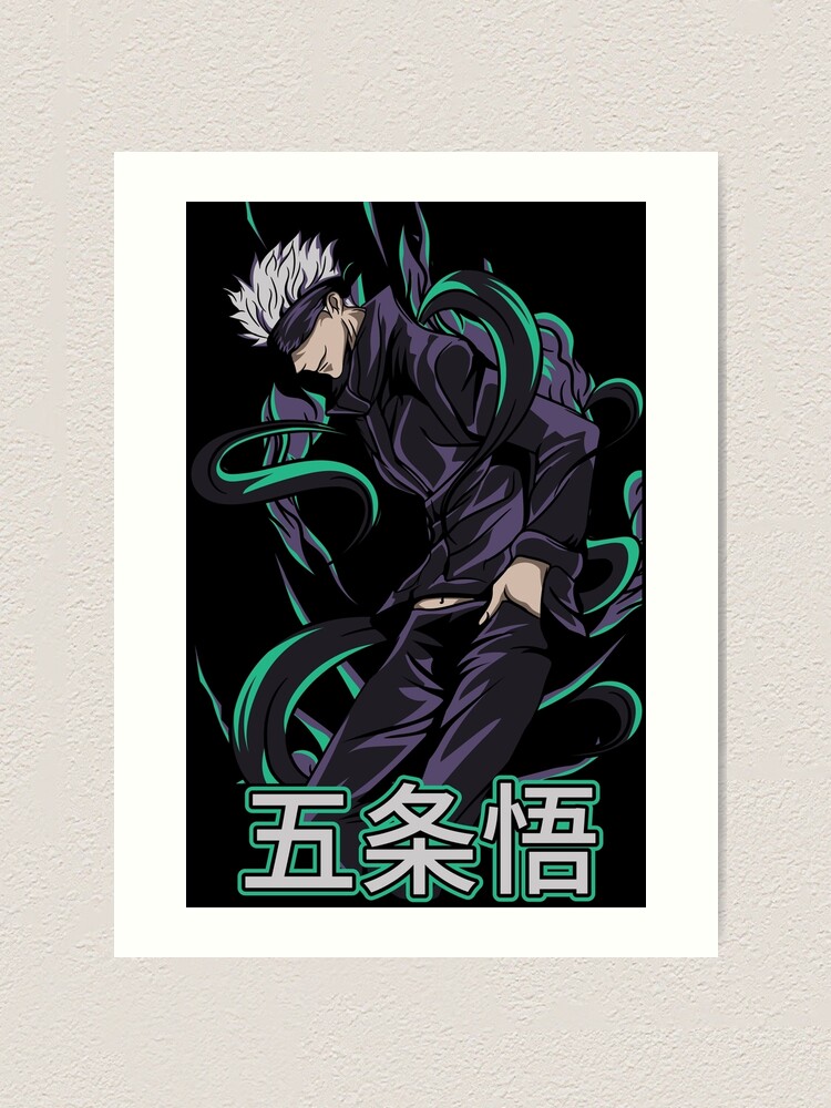 "JJK - Gojo" Art Print for Sale by Milkmyoreoz | Redbubble
