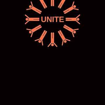 "UNITE DESIGN" Sticker for Sale by Room4You | Redbubble