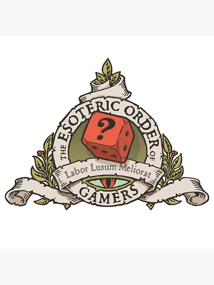 "The Esoteric Order of Gamers COAT OF ARMS" Art Board Print for Sale by EsotericOrder | Redbubble