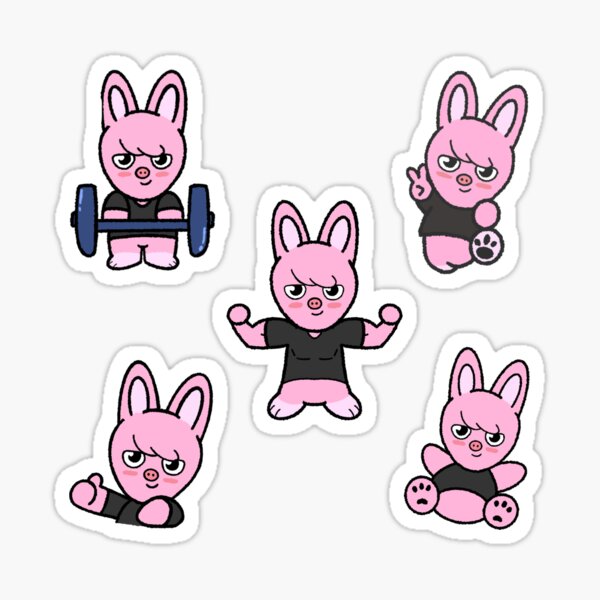 "Stray Kids Skzoo Dwaekki Sticker" Sticker for Sale by Shammy-Lowe ...