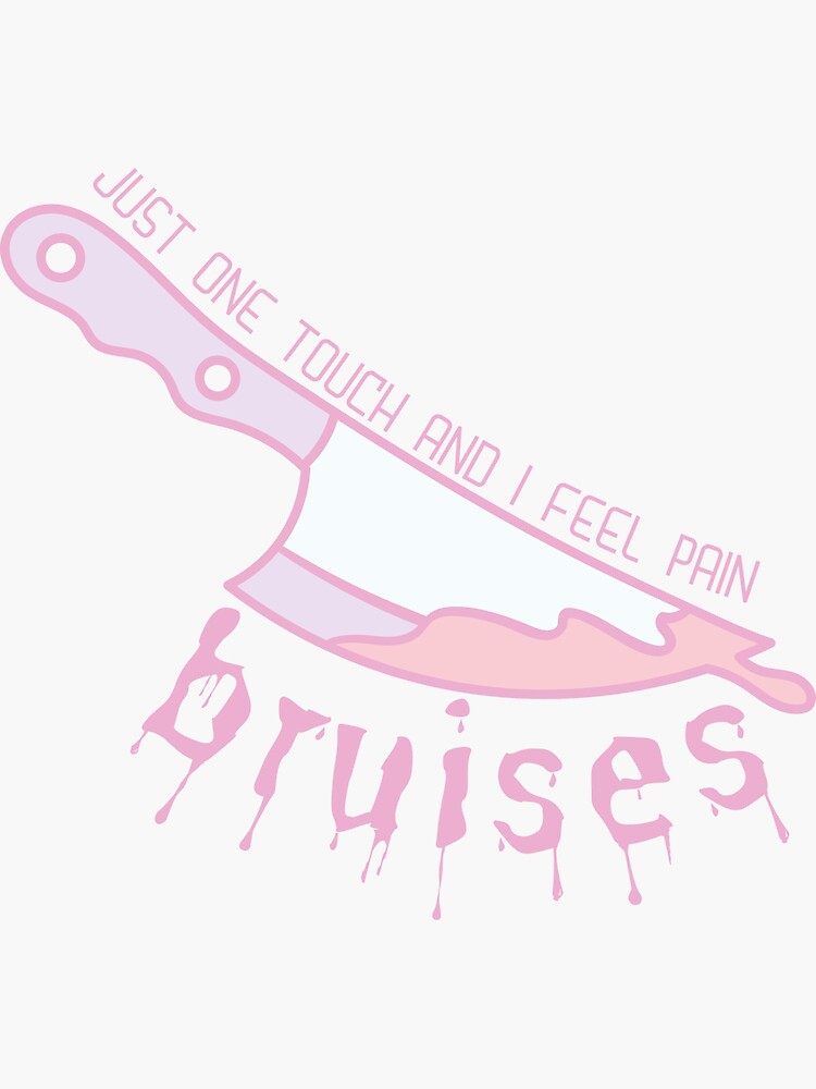 "Reneé Rapp Bruises" Sticker for Sale by lavndershrtdays | Redbubble