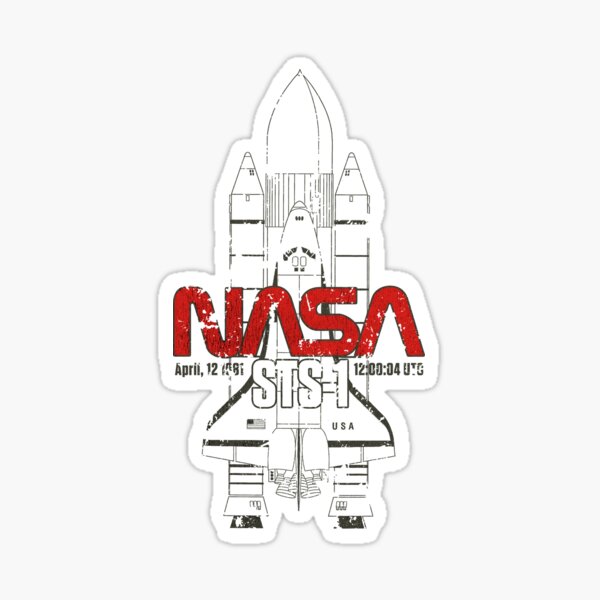 "STS-1 Columbia" Sticker by jacobcdietz | Redbubble