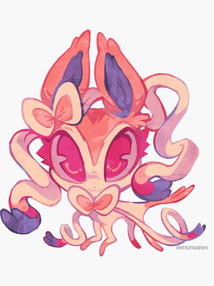 "pink dog" Sticker for Sale by lemonween | Redbubble