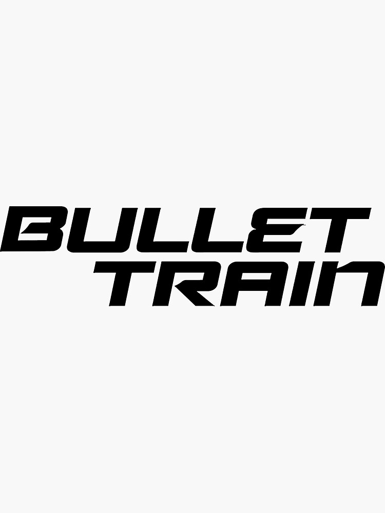"Bullet Train 2022 Movie Logo" Sticker for Sale by ItsCanaan | Redbubble