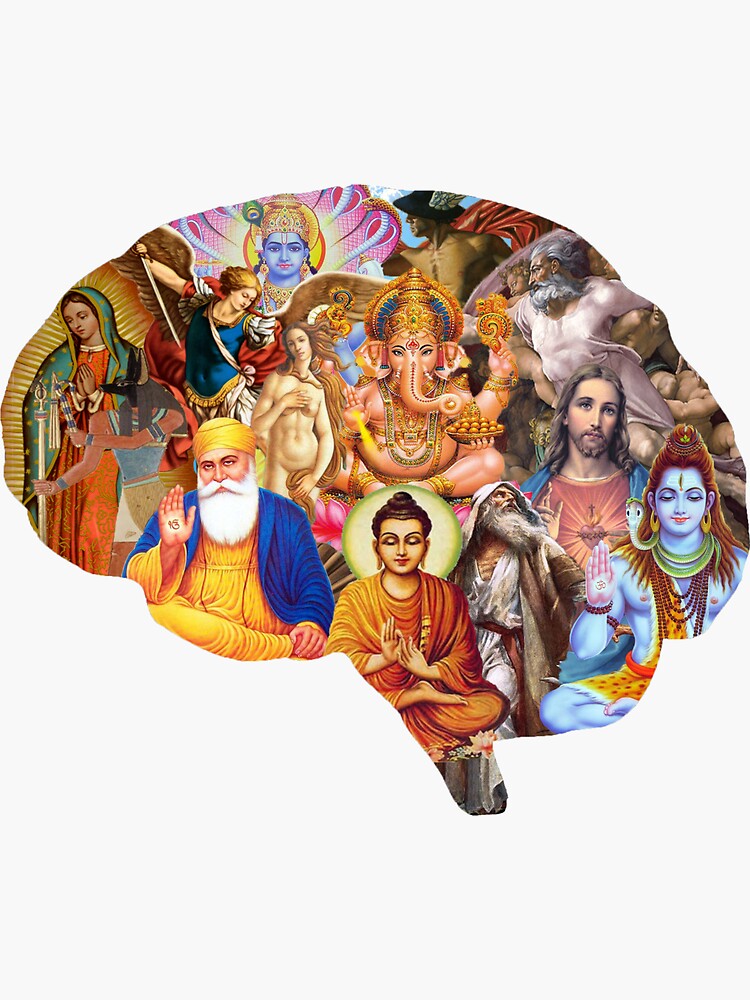 "The Brain of God" Sticker for Sale by DesignedbyPayt | Redbubble