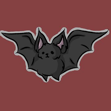 "Chibi Vampire Bat" Sticker for Sale by Cryptic-Cat | Redbubble