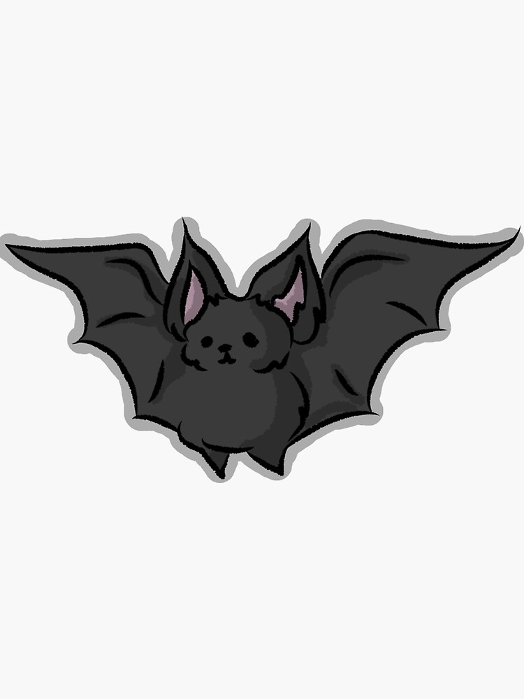 "Chibi Vampire Bat" Sticker for Sale by Cryptic-Cat | Redbubble