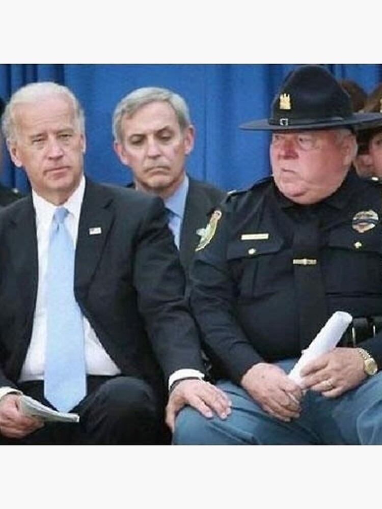 "Creepy Joe" Sticker for Sale by LittleBurksey | Redbubble