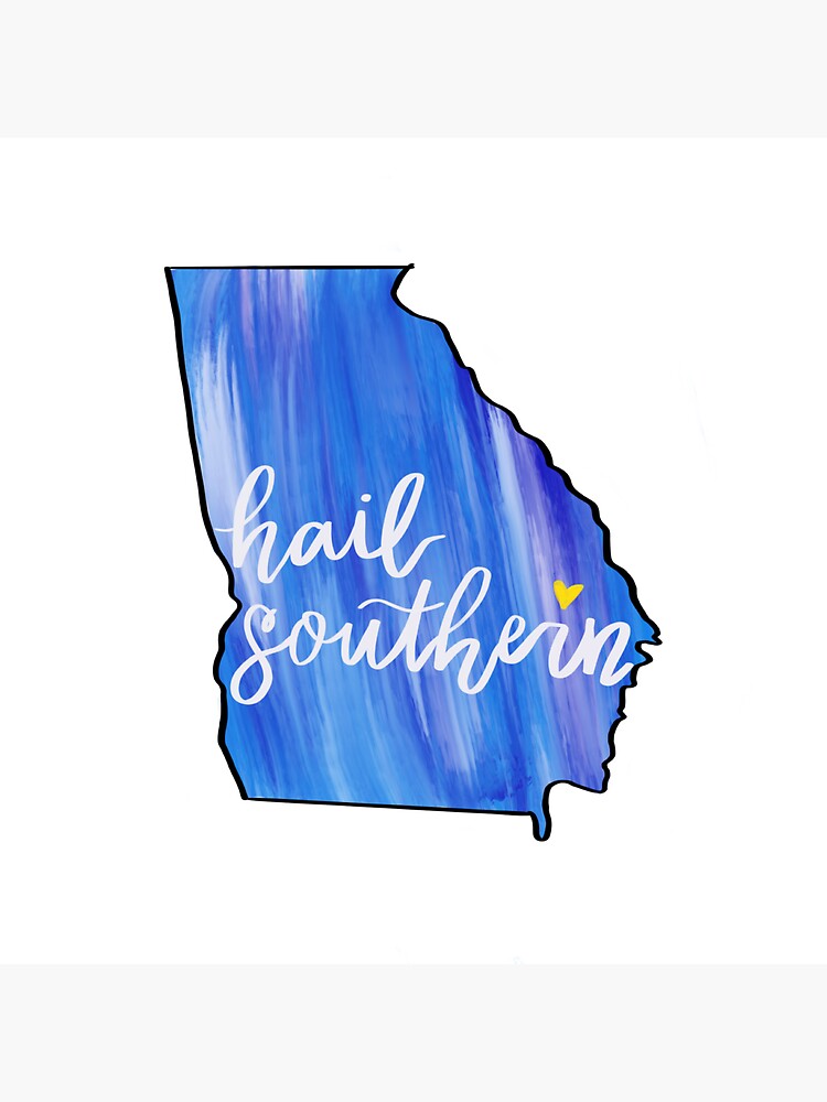 "Hail Georgia Southern" Sticker for Sale by mallorywatkins | Redbubble