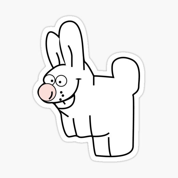 "Toy Story Midway Mania Bunny Prize" Sticker for Sale by dizzy-designz ...